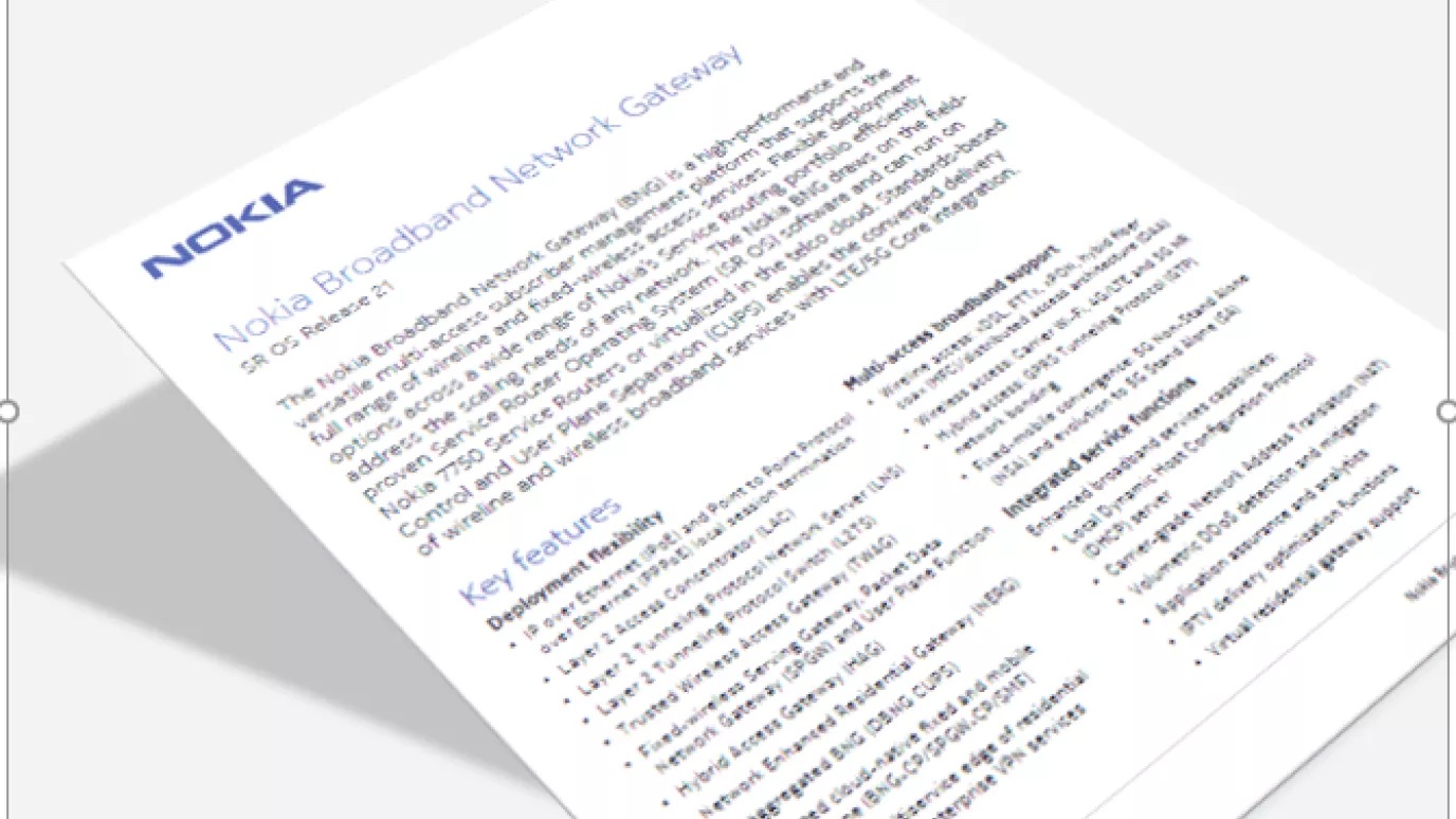 Multi-Access Gateway | Nokia